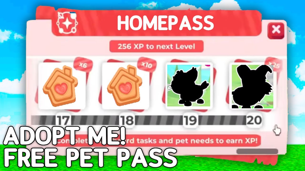 Adopt Me FREE PET HomePass Update! New Free Pets - YouTube