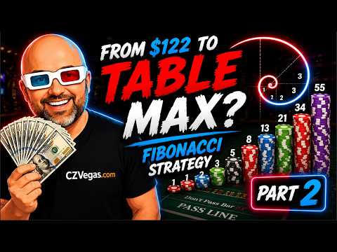 From $122 to Table Max? | Fibonacci Strategy Part 2