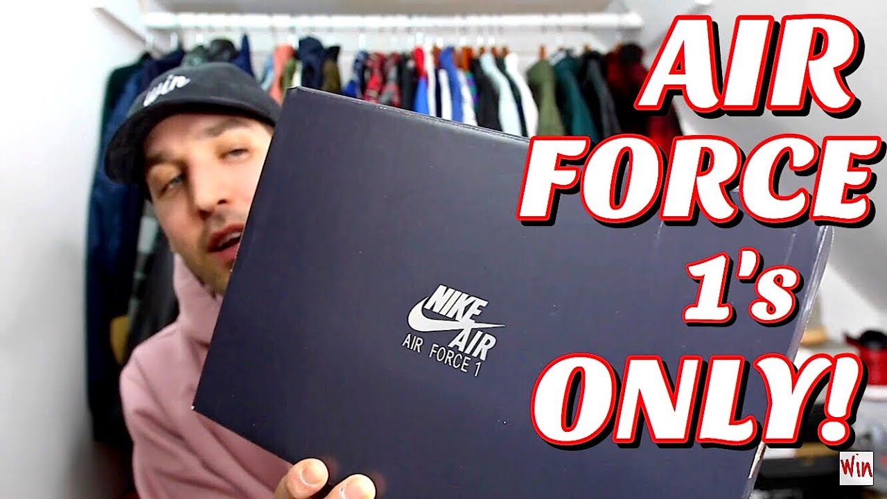NEW SERIES! AIR FORCE 1 FRIDAY'S! ALL NIKE AIR FORCE 1 SNEAKER PICKUPS ...