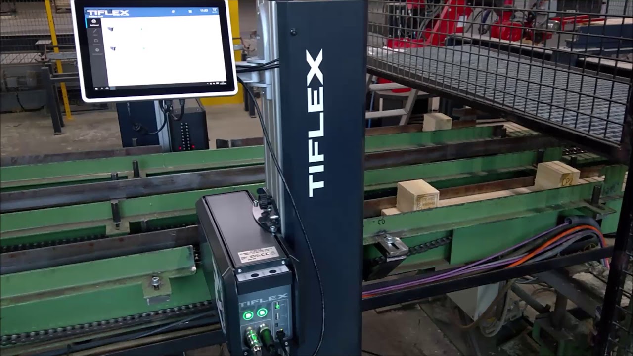 Imprimante Tiflex HRP R4 sur palettes de bois #marquage - YouTube