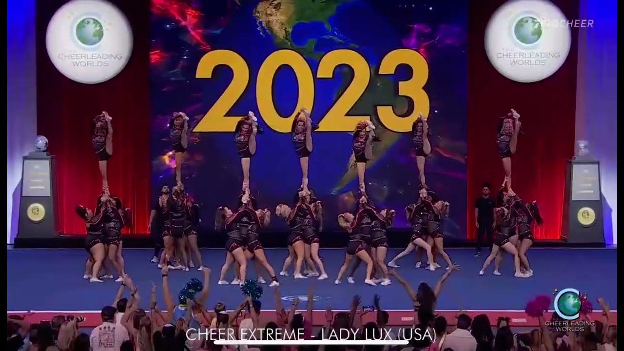 Cheer Extreme Lady Lux 2023 Worlds Semifinals - YouTube