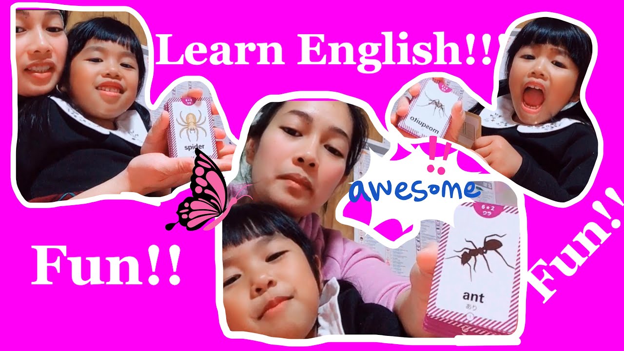 Japanese Filipino Kid Learning English - YouTube