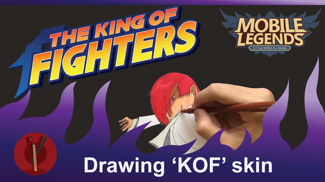 Drawing Chou 'KOF' skin (MLBB) - YouTube