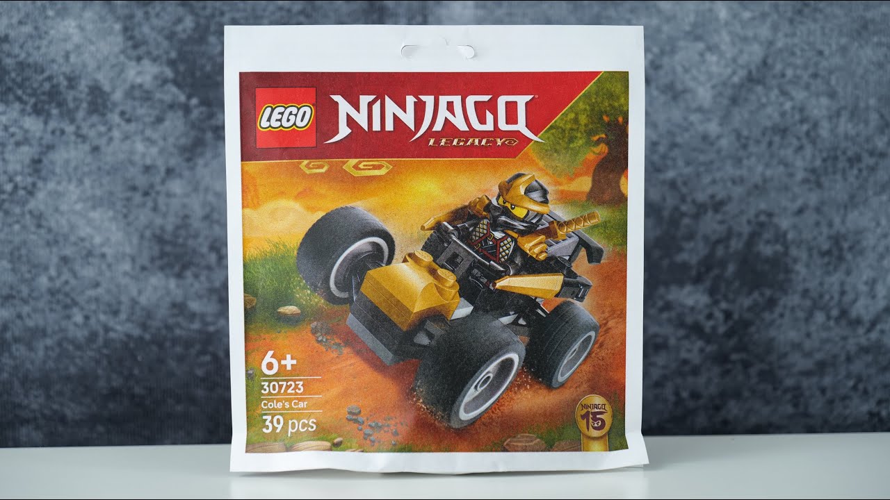LEGO Ninjago Legacy 30723 Cole's Car - LEGO Speed Build Review - YouTube