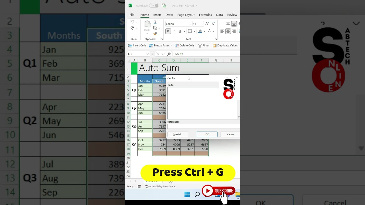 Auto Sum Multiple Data With Ease YouTube Auto Sum Multiple Data With Ease YouTube