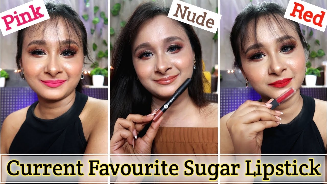 My Current Favourite Sugar Lipstick | Lip Swatches | Must Have Sugar ...