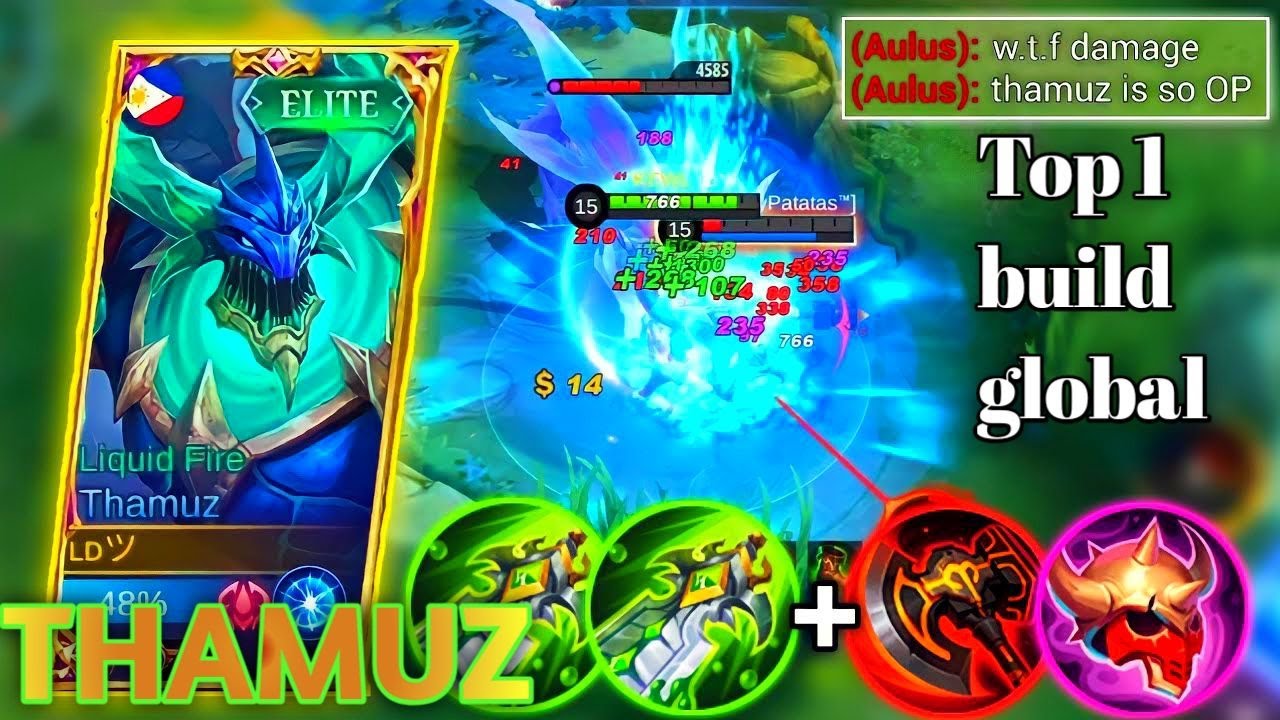 Thamuz best build and Attack Speed 2023 | Top 1 global build - MLBB ...