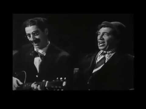 Groucho Marx Plays Guitar, Sings in "Horse Feathers" & "Go West" - YouTube