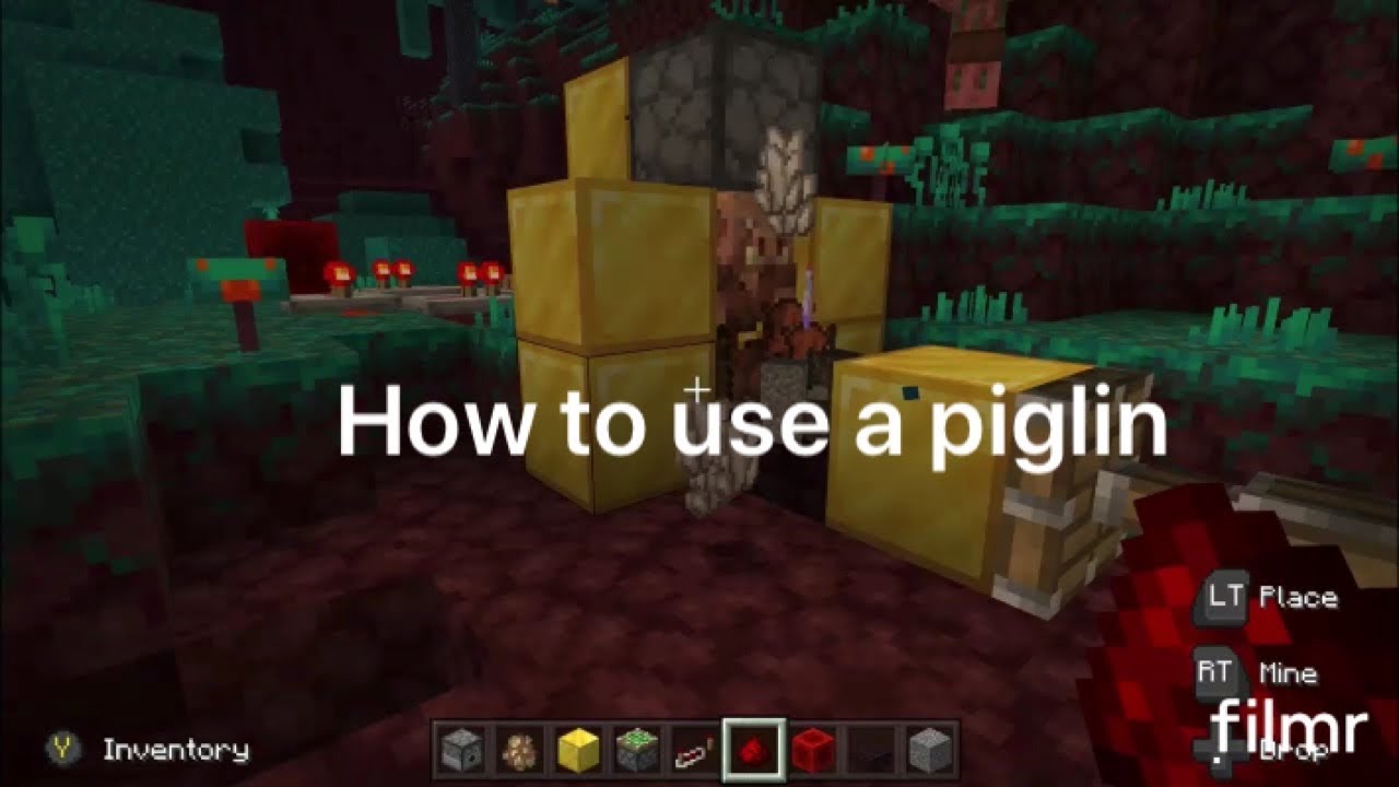 How to use piglin - YouTube