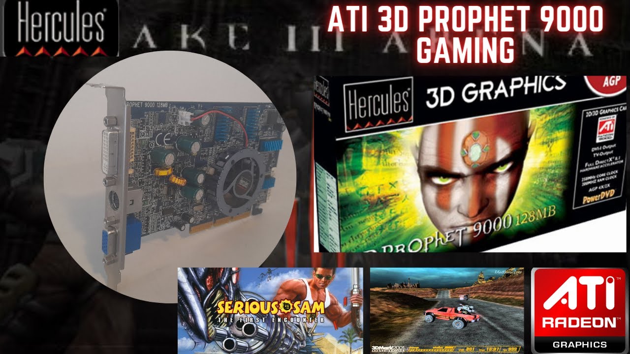 ATI Radeon 3D Prophet 9000 - Gaming Test - YouTube