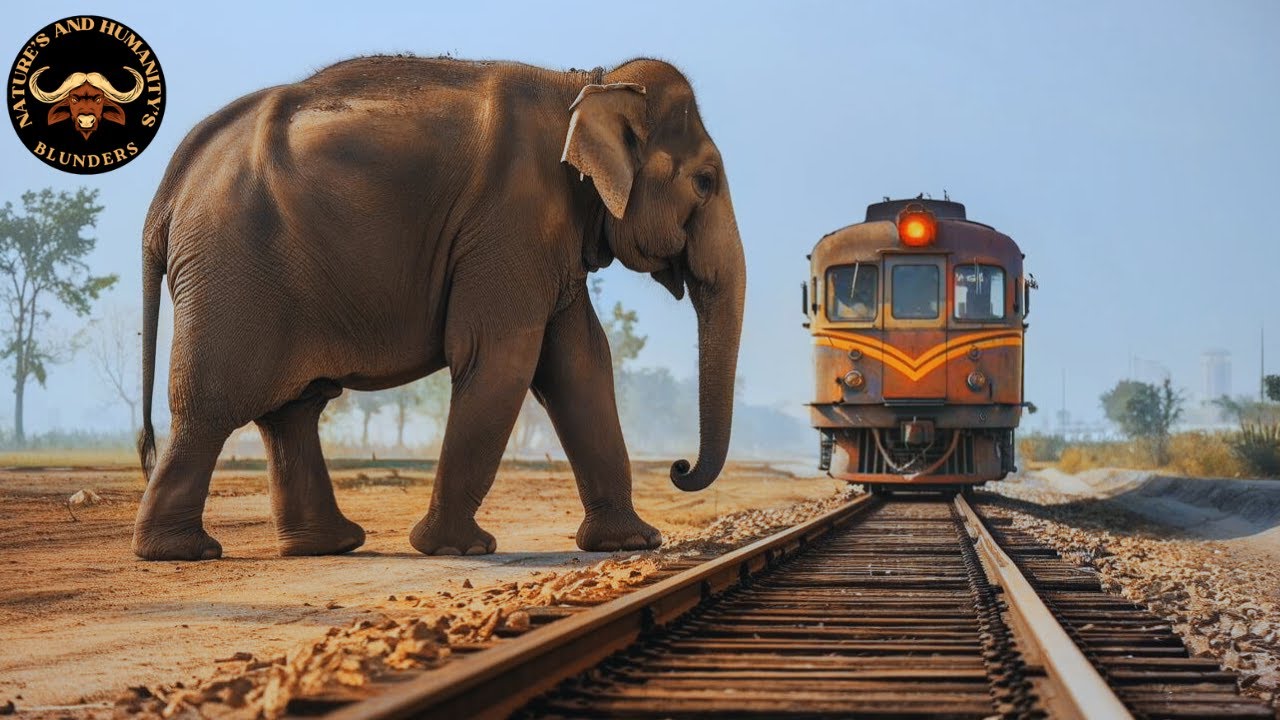 Tragic ! 22 Horrifying Moments of Animals Colliding with Trains ! - YouTube