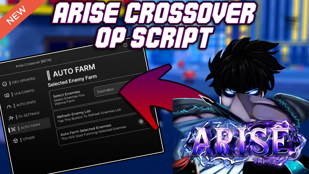 [BETA] Arise Crossover OP Script (2025) PASTEBIN - Auto Farm | Kill ...