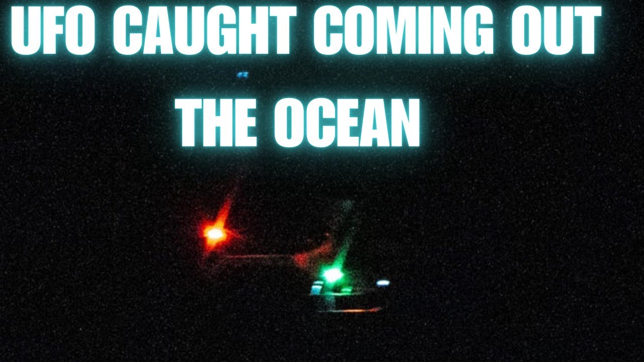 50 UFO/ Drones Spotted Coming Out The Atlantic Ocean: They Followed US ...
