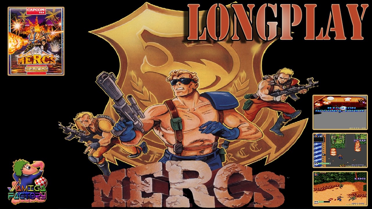 Longplay Mercs - AMIGA - 720 Comentado - YouTube