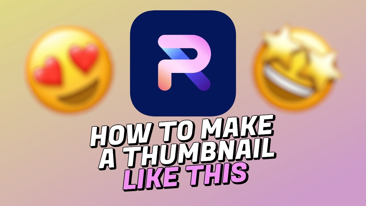How to Create YouTube Thumbnail in Photoroom - Tutorial / Guide - YouTube