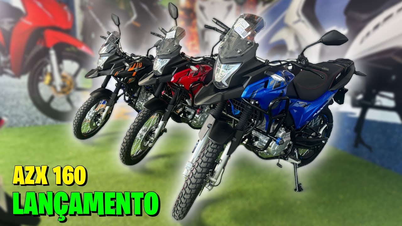 NOVA AVELLOZ AZX 160 EXTREME 2025 EM TODAS AS CORES + PREÇO - YouTube