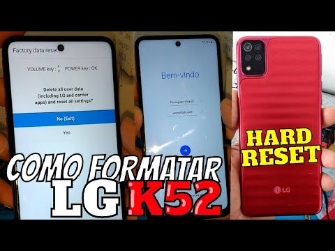 COMO FORMATAR LG K52, HARD RESET | TEC PRÓ CELL - YouTube