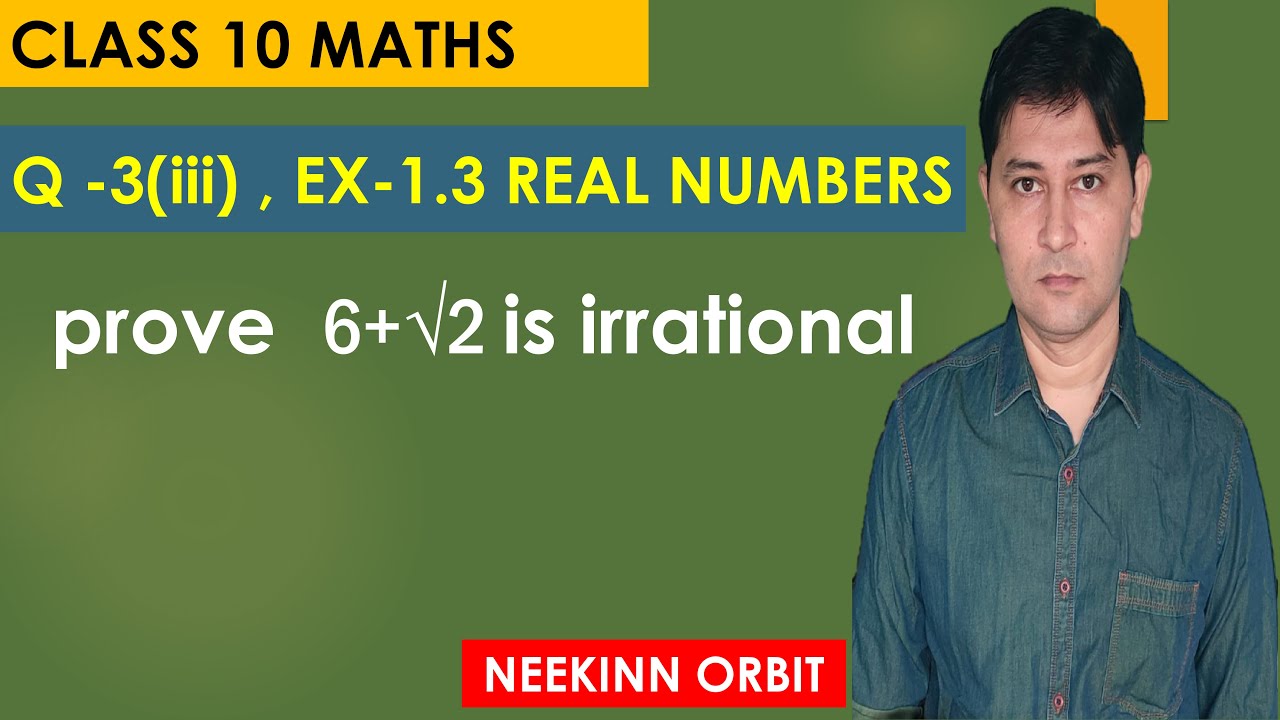 Prove That 6 2 Is Irrational Class 10 Ncert Maths Q 3 Ex 1 3 Prove prove-that-6-2-is-irrational-class-10-ncert-maths-q-3-ex-1-3-prove