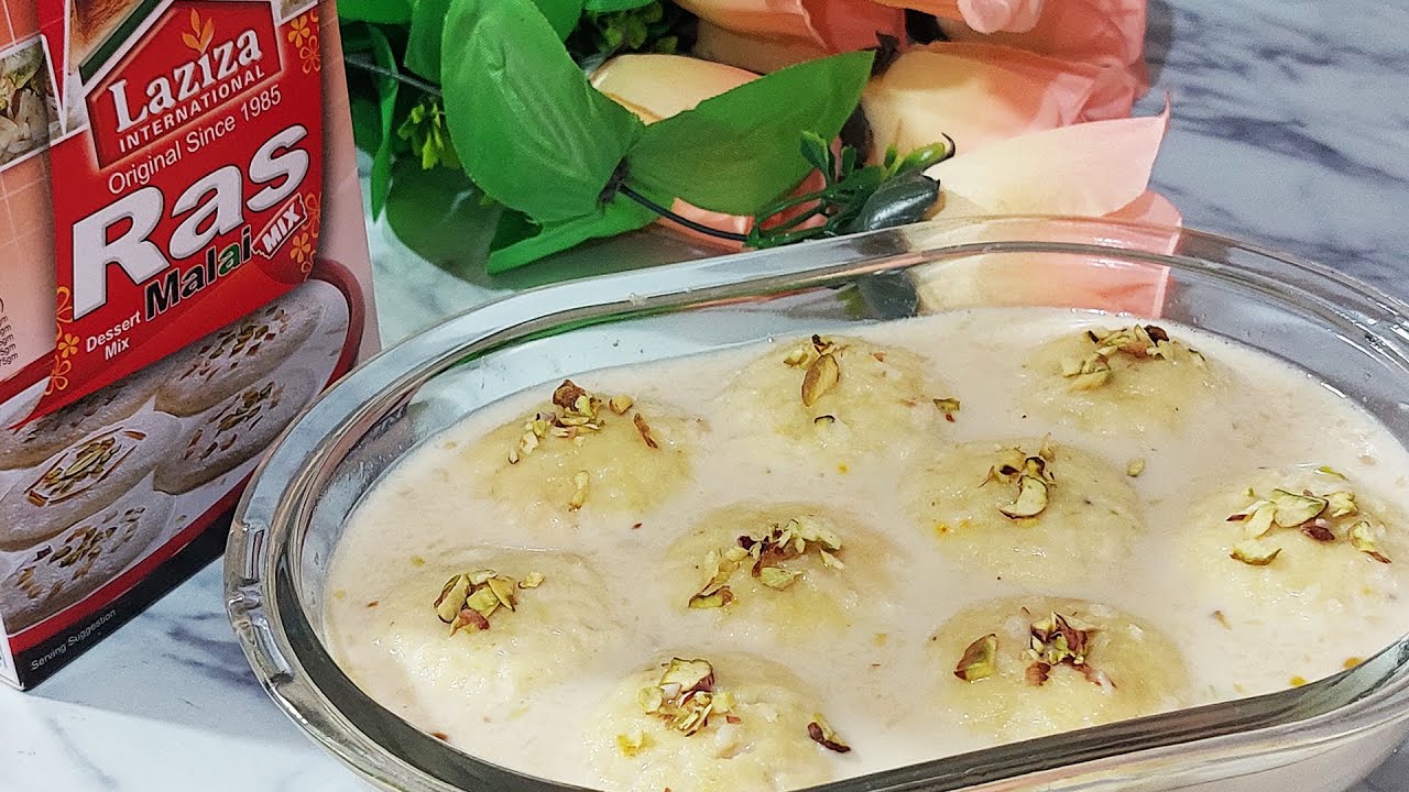 Laziza Rasmalai Recipe By Dua Ka Kitchen - Rasmalai Recipe - YouTube