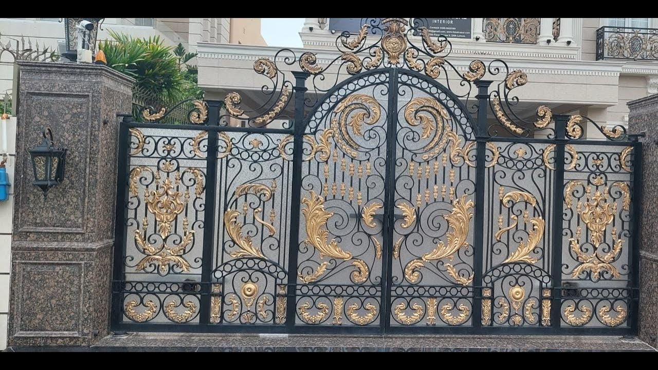 Wrought Iron Gate Above 8ft height Gate Design - Spanish #gate - Heavy ...