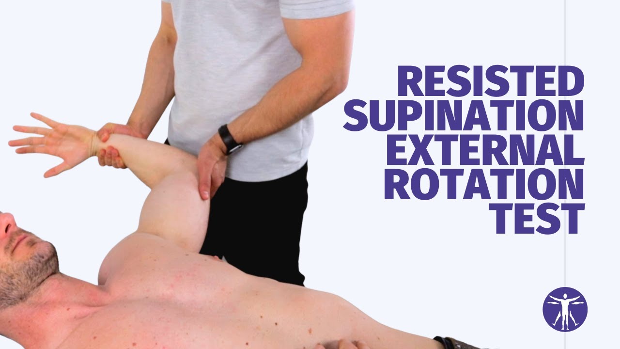 Resisted Supination External Rotation Test | Slap Lesion - YouTube