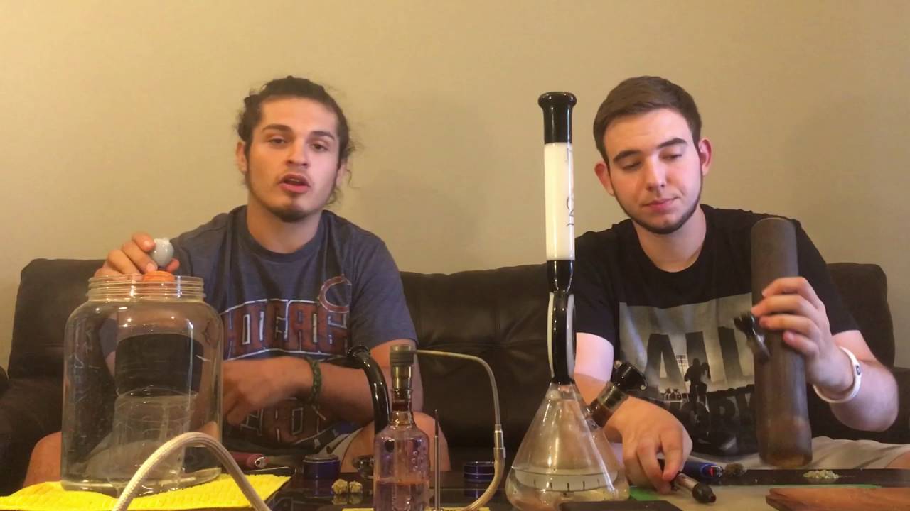 Gravity bong sesh with Joseph - YouTube