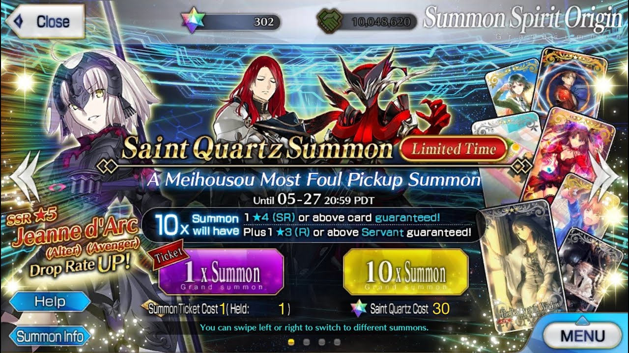 FGO Jalter Rolls - YouTube
