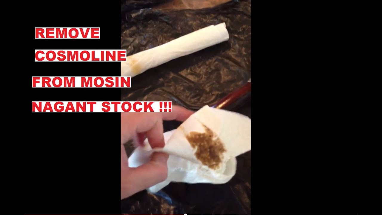 EASY cosmoline removal - Mosin Nagant 7.62x54R - YouTube