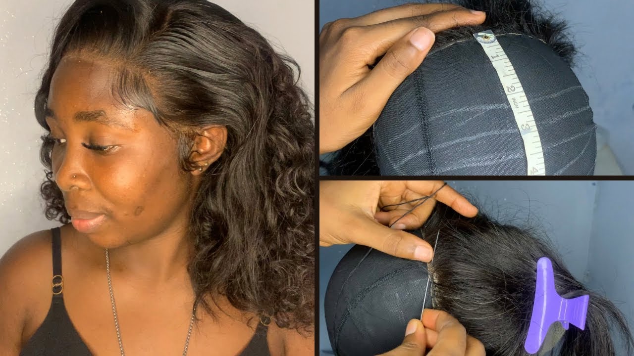 How to : DIY make a lace frontal wig like a pro for beginners | Hand ...