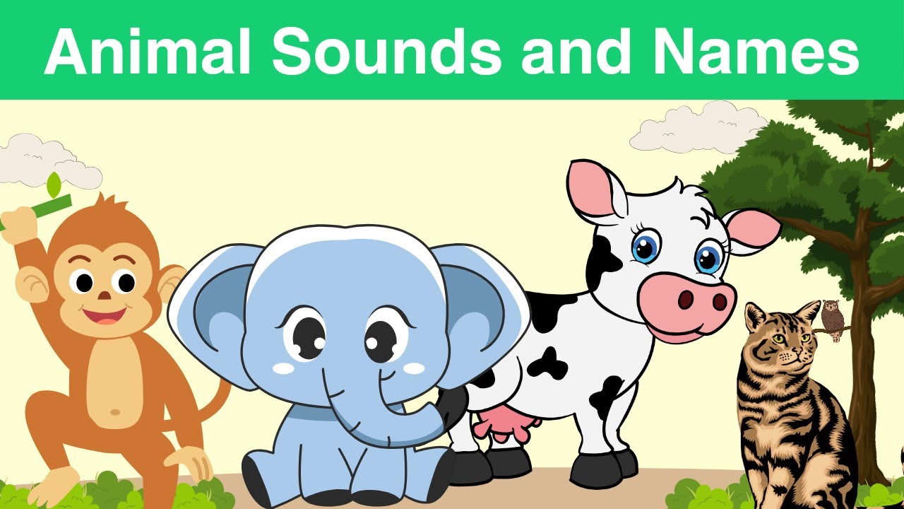 Learn Animal Sounds and Names | Fun Educational Video for Kids | Play ...