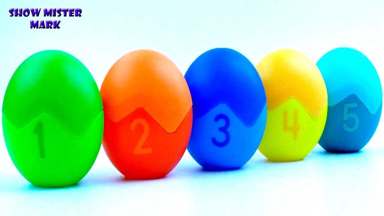 Learn numbers with Colorful eggs | Counting 1 to 10 | Numbers for Kids ...