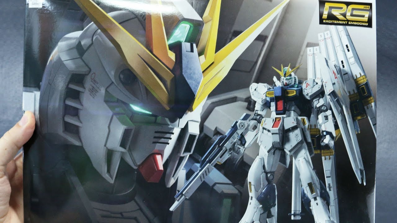 RG Nu Gundam UNBOXING - YouTube