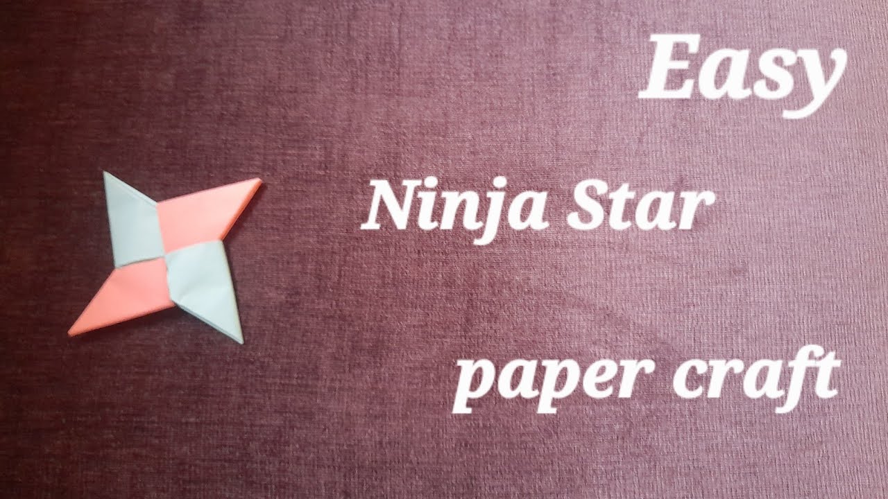 How to make Ninja star Easy. - YouTube