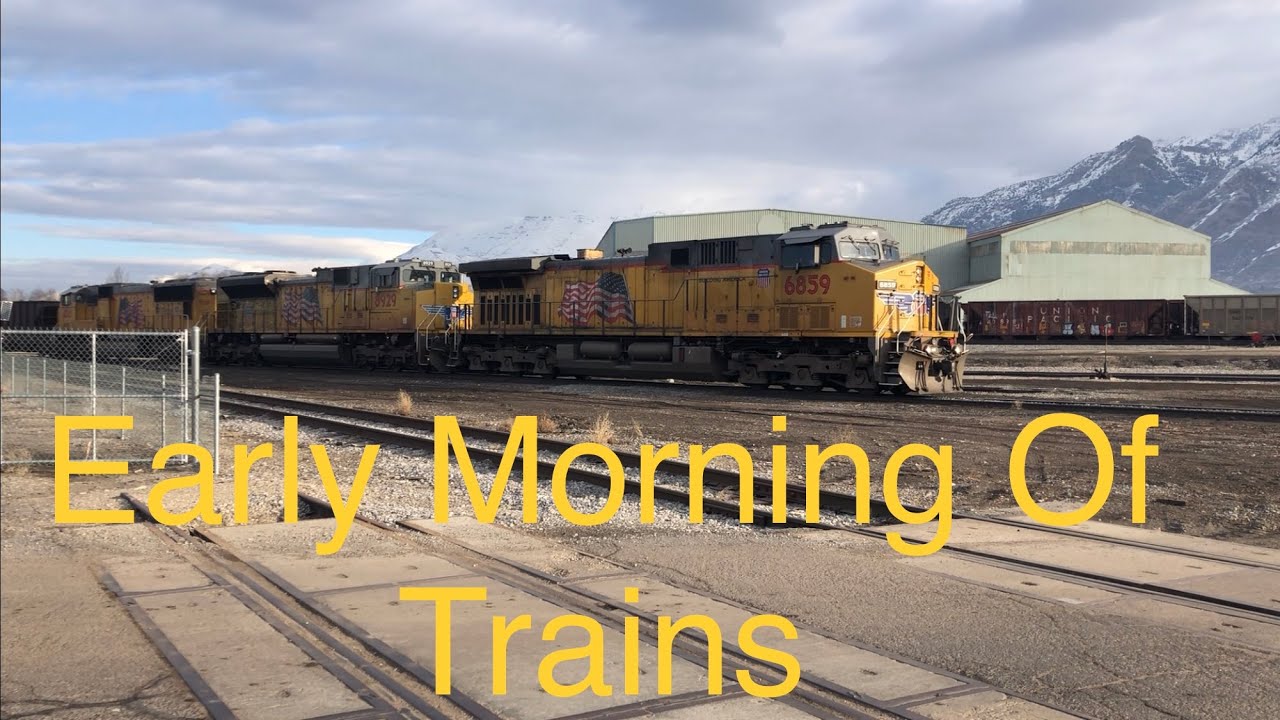 Early Morning Of Trains! - YouTube