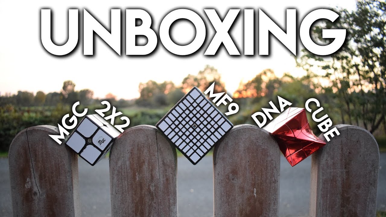 Cubing Classroom MF9, DNA Windmill Cube & YJ MGC 2x2 | Unboxing ...
