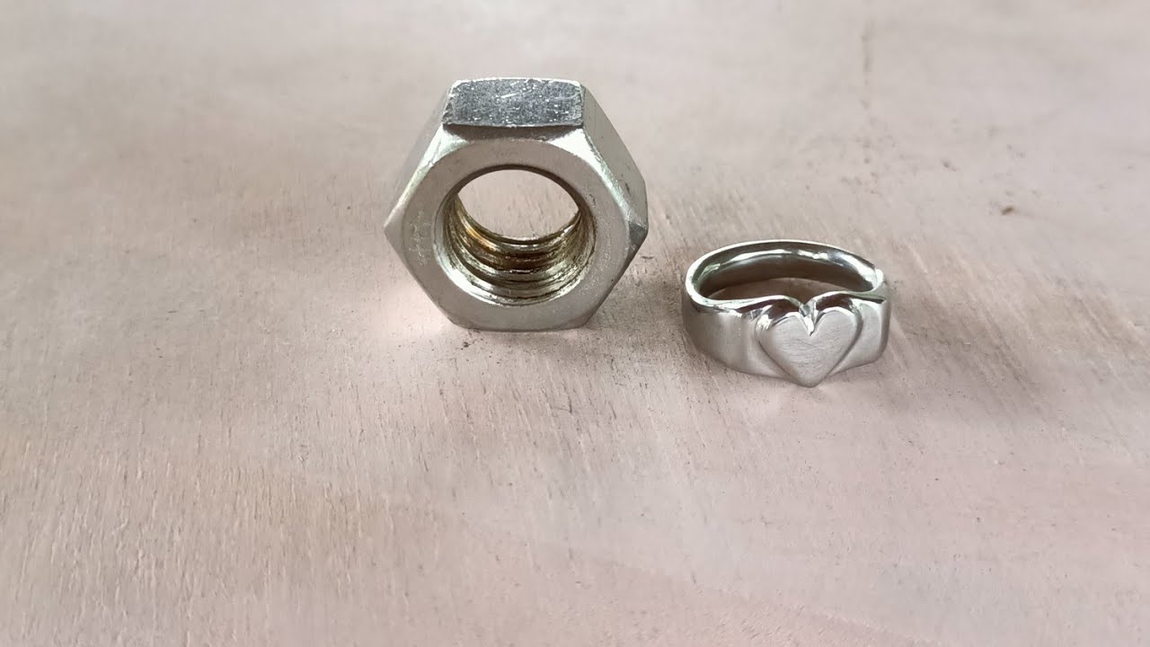 Ring Made From Stainless Nut - YouTube