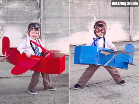 DIY Cardboard Planes For Kids - YouTube