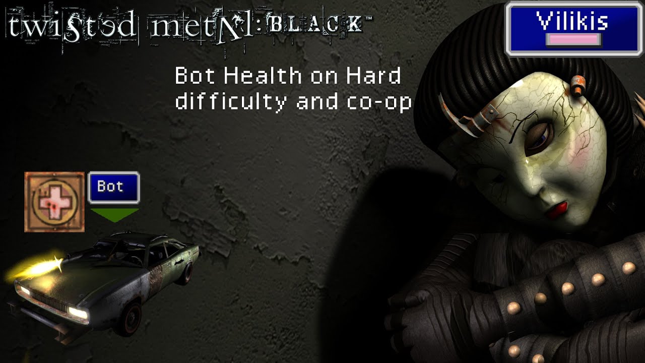 Twisted Metal: Black - Bot Health & How Difficulty Affects Them - YouTube