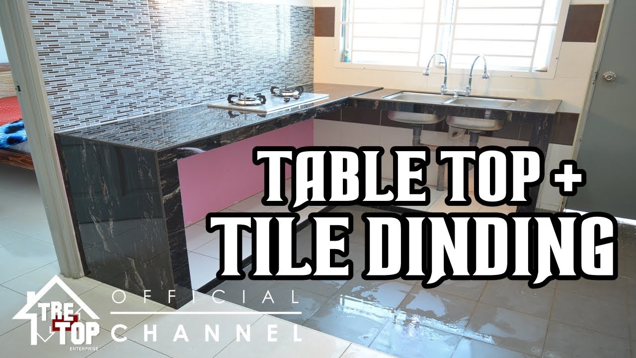 Table top L shape Di Kuantan - YouTube