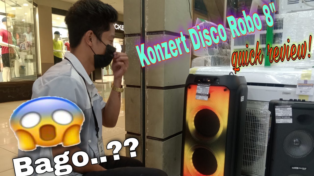 Konzert Disco Robo Disco Robo Portable Party Speaker I Demo, 43% OFF