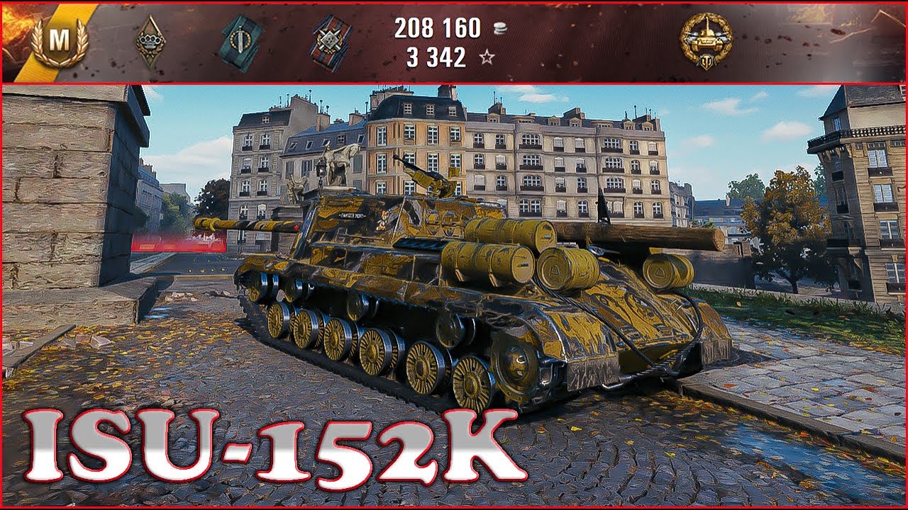 ISU-152K - World of Tanks UZ Gaming - YouTube