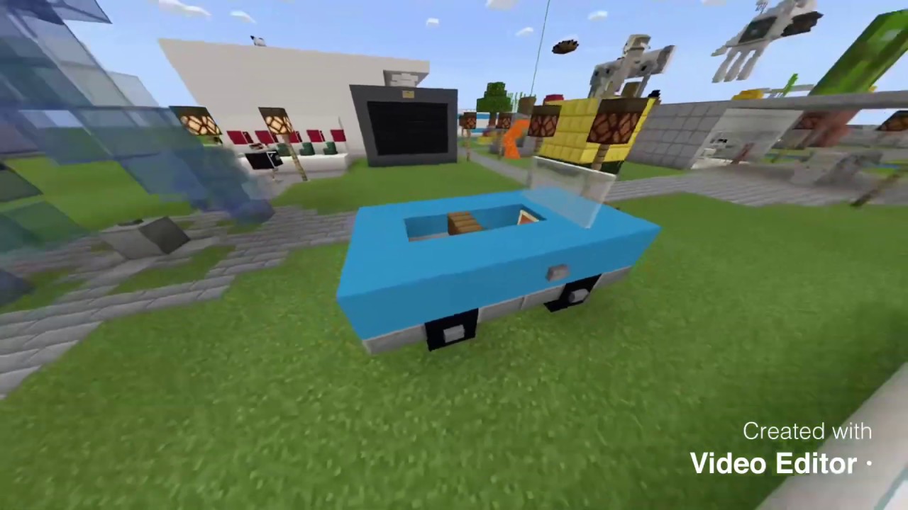 Minecraft Car Tutorial - YouTube