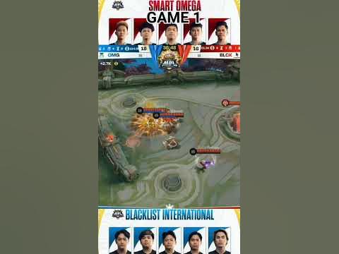 OMG vs BLCK GAME 1 MPL-PH S12 WEEK 4 DAY 3 #smartomega #blacklistinternational # ...