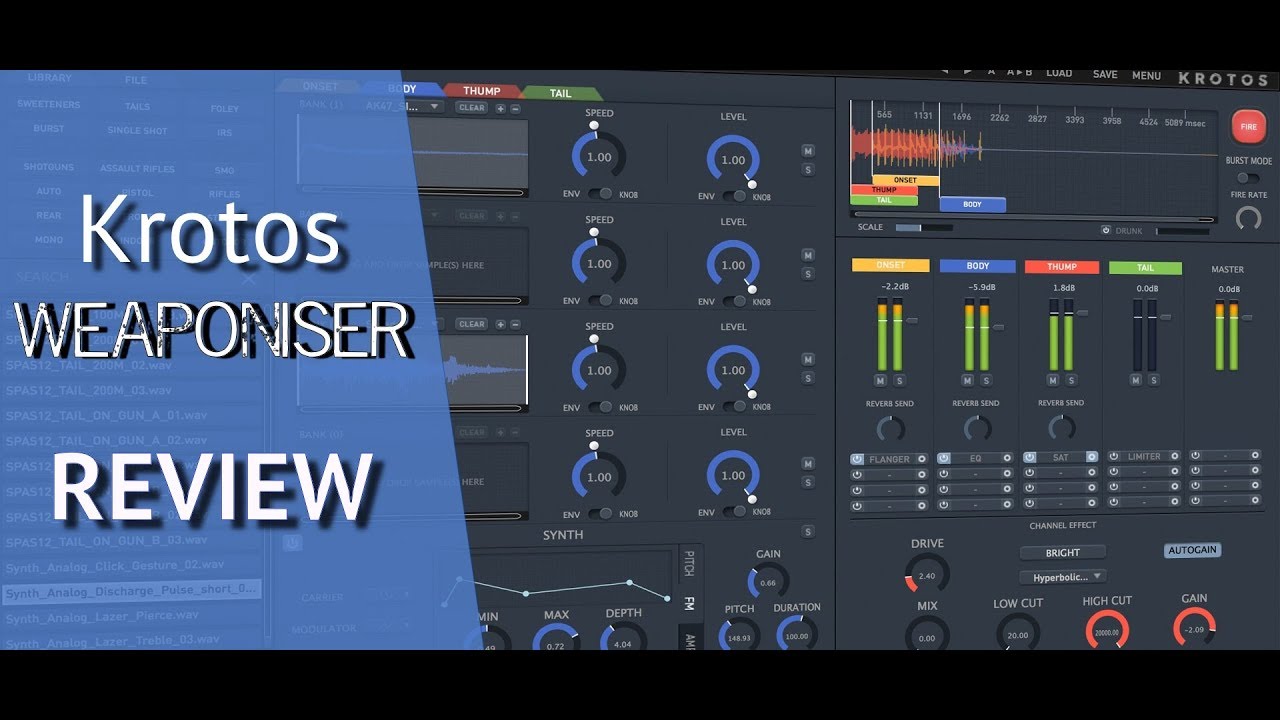 Easy Gun Sound Design - Krotos Weaponiser Review - YouTube