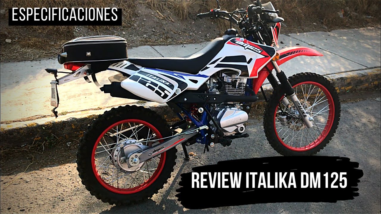 Todo lo que debes saber de la ITALIKA DM125 especificaciones - YouTube