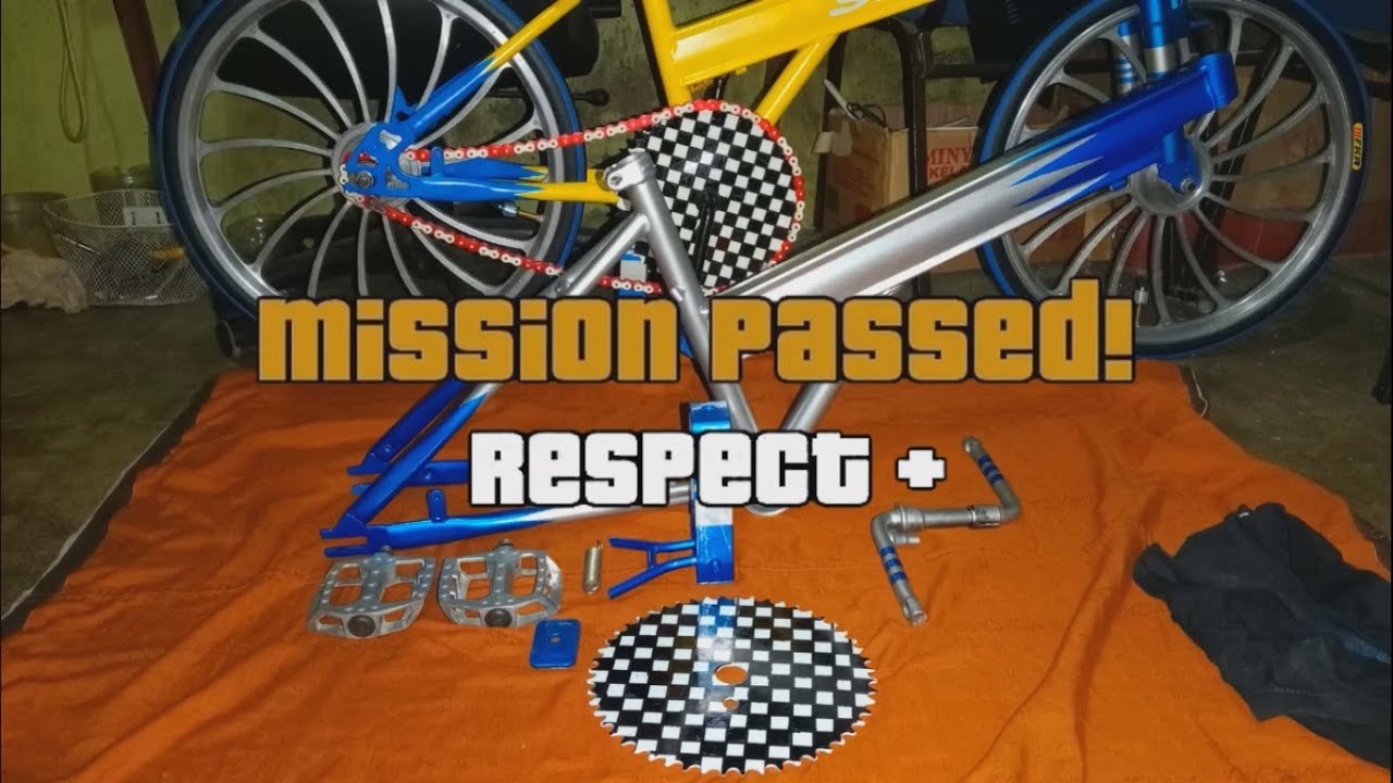 Video 2 minit custom crank gt dan double stand basikal lajak - YouTube