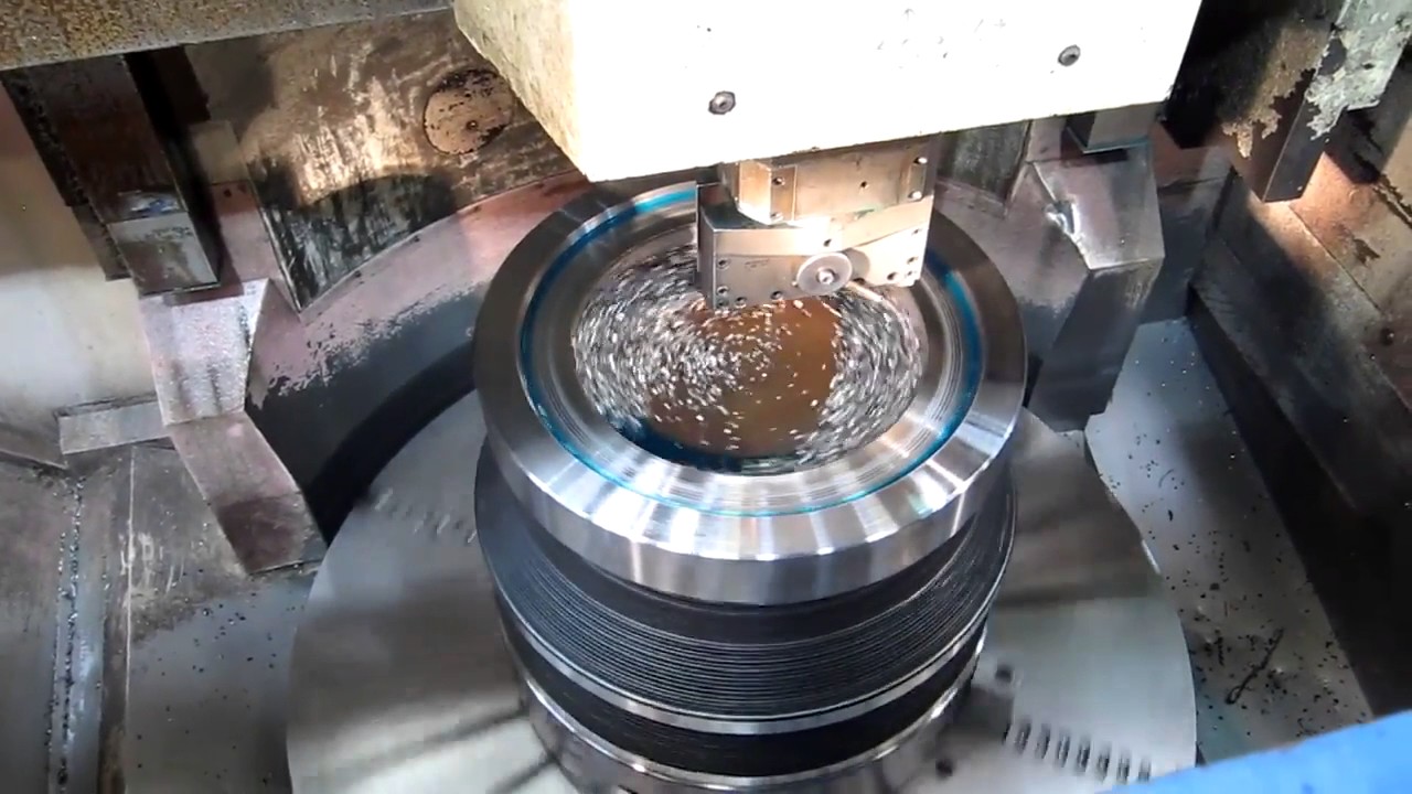 기딩&루이스 VTC 1600 CNC터닝 - YouTube