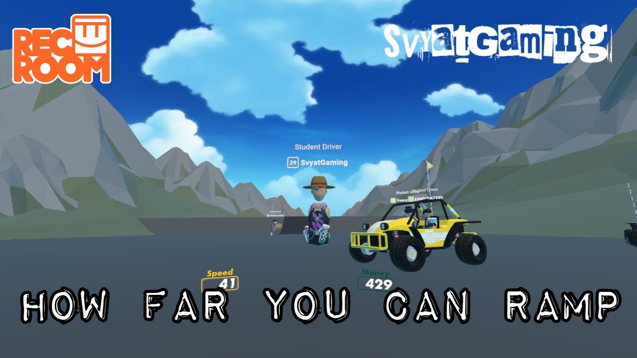 How far you can ramp Rec Room | VR Game on Pico 4 Headset - YouTube