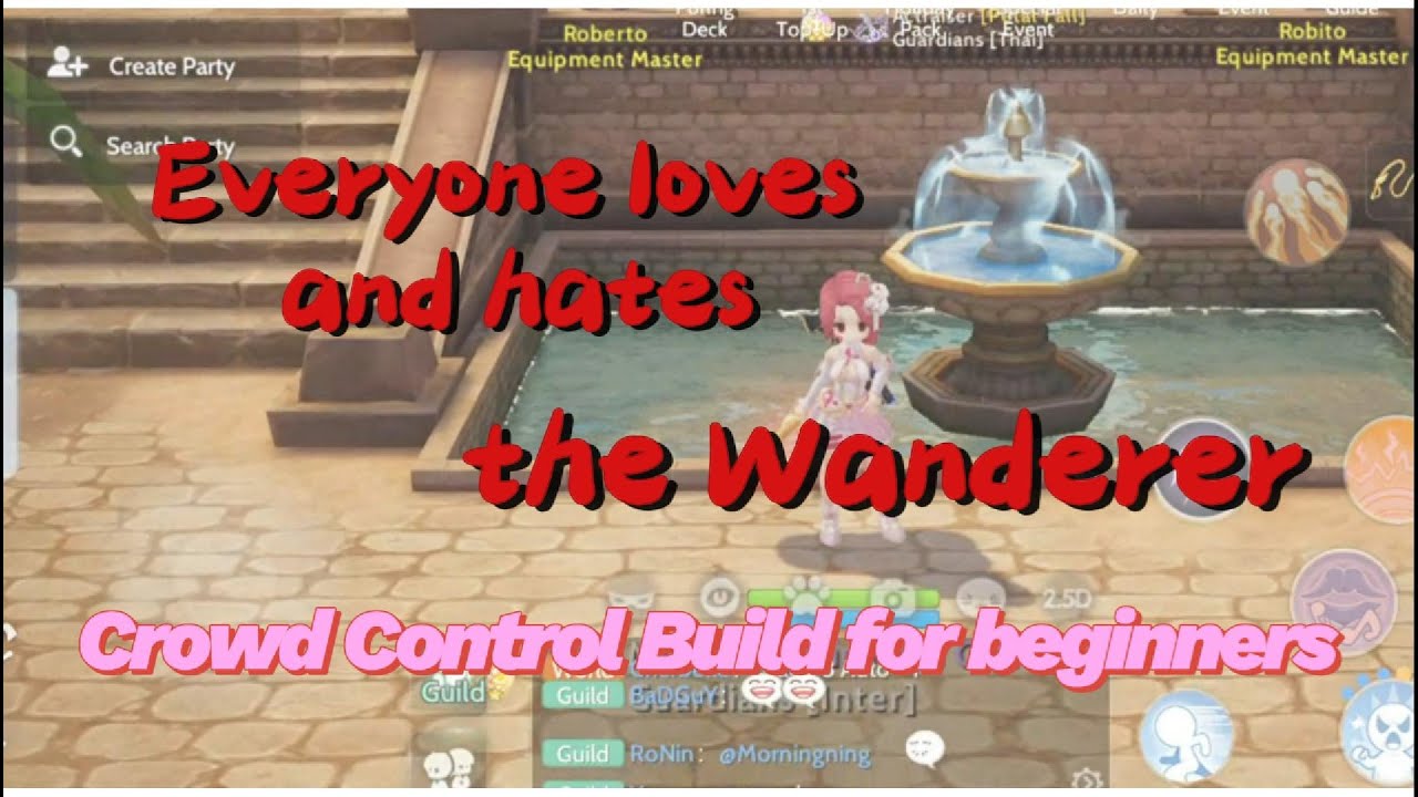 RAGNAROK ORIGIN - WANDERER (MAESTRO) - CROWD CONTROL BUILD GUIDE - YouTube