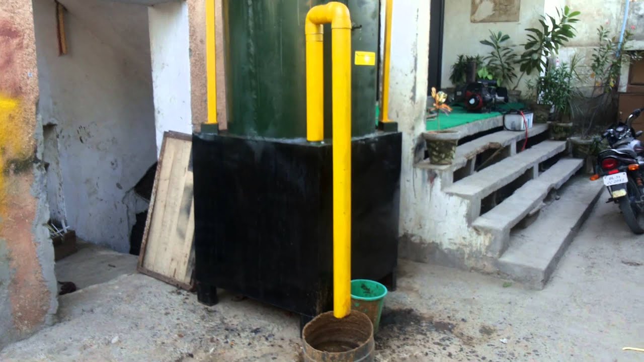 Portable Biogas Plant ( Small Bio Gas Digester ) - YouTube